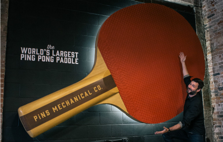 Largest table tennis / ping pong bat | Guinness World Records