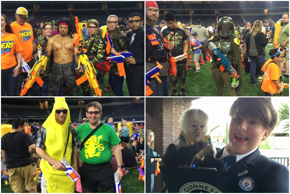 Largest toy pistol fight | Guinness World Records