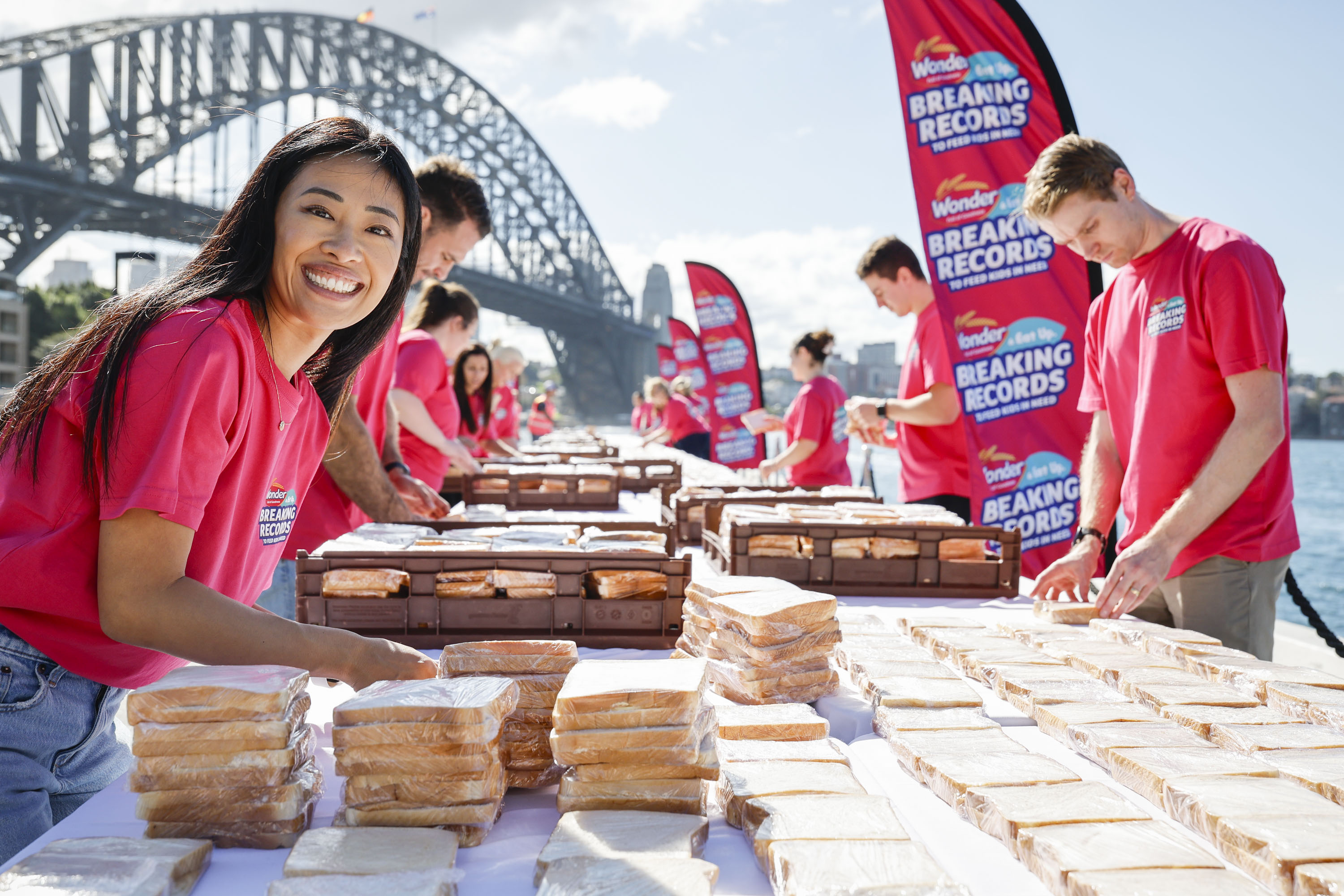 Longest line of sandwiches | Guinness World Records