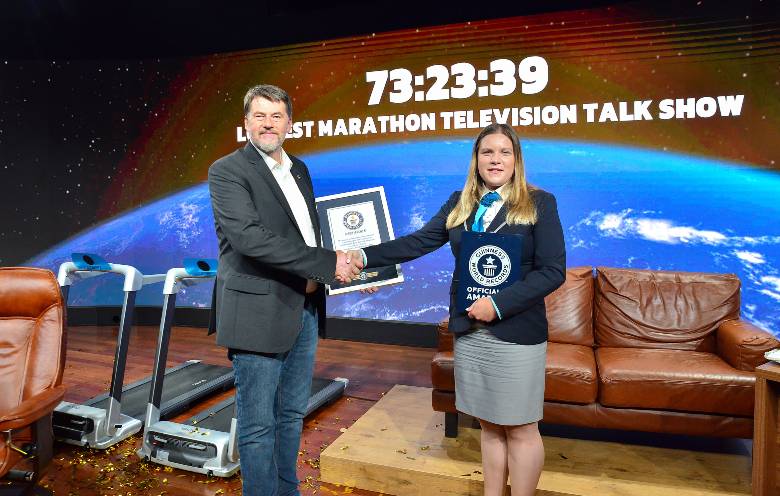 Longest marathon television talk show | Guinness World Records