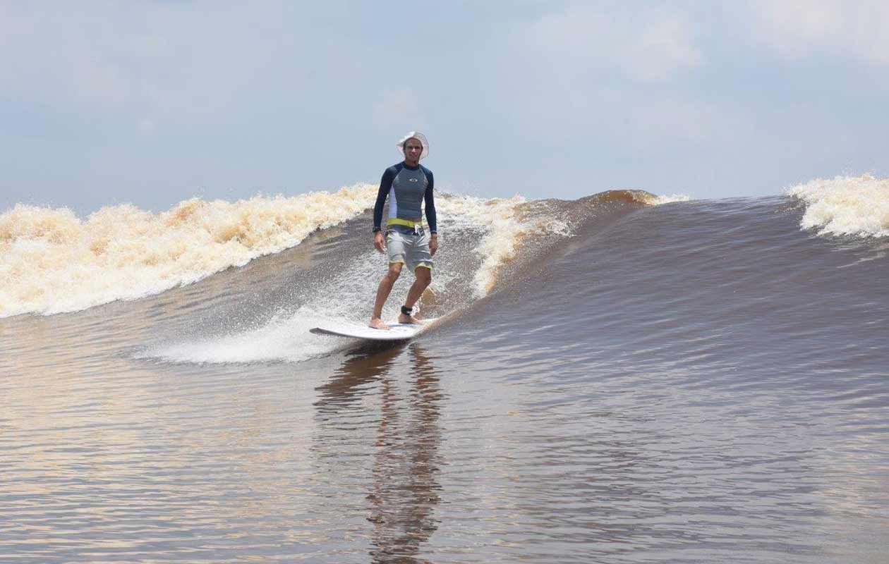 Longest surfing ride on a river bore | Guinness World Records