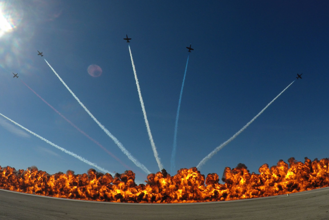 Longest wall of fire | Guinness World Records