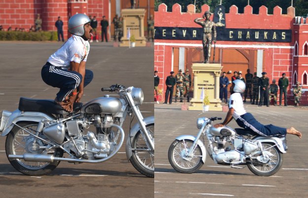 Most consecutive yoga positions on a motorcycle | Guinness World Records