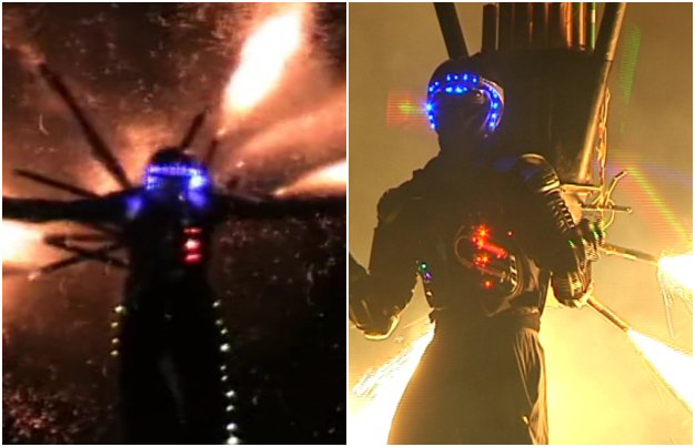 Most fireworks launched from a pyrotechnics suit | Guinness World Records