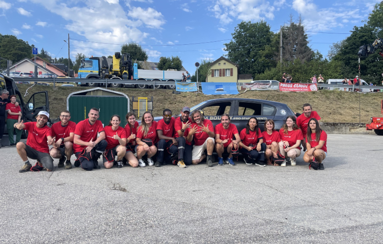 Most people in a car driven on two wheels (side wheelie) | Guinness ...