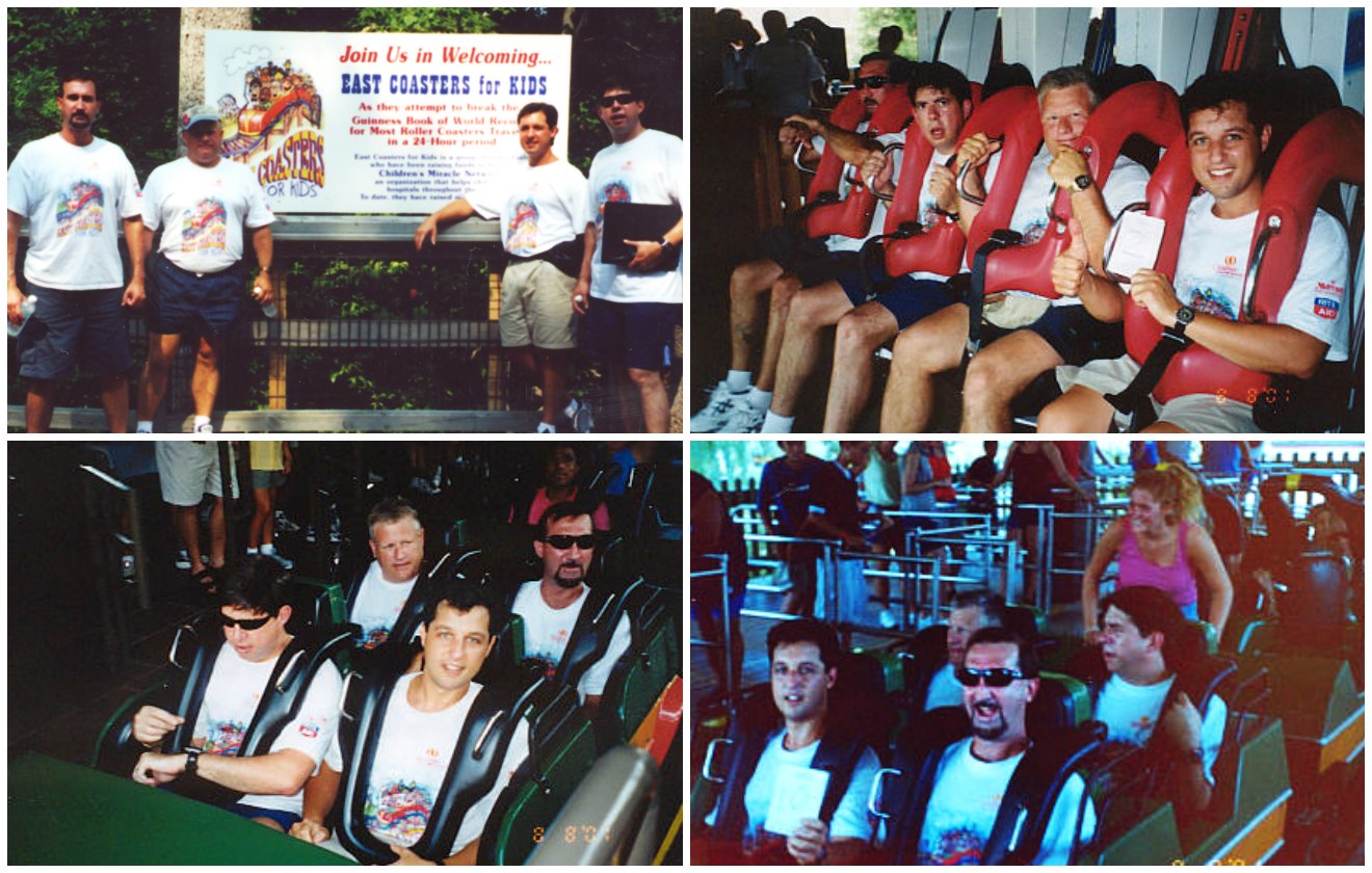 Most rollercoasters ridden in 24 hours (unlimited) | Guinness World Records