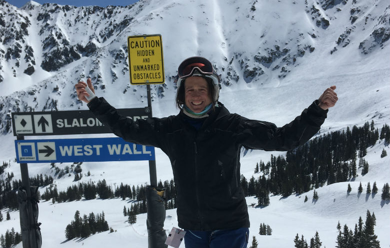 Greatest vertical distance skied in one year (female) | Guinness World ...