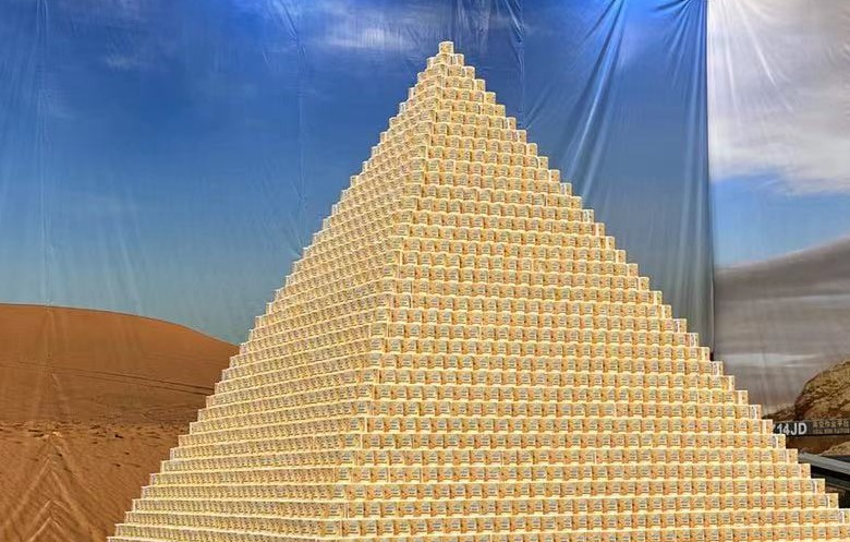 Worlds Tallest Paper Tower